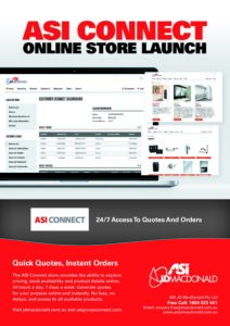 ASI Connect Online Store Flyer - ASI JD MacDonald