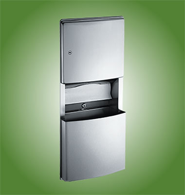 Paper Towel Dispenser & Waste Bin Combination Units - ASI JD MacDonald